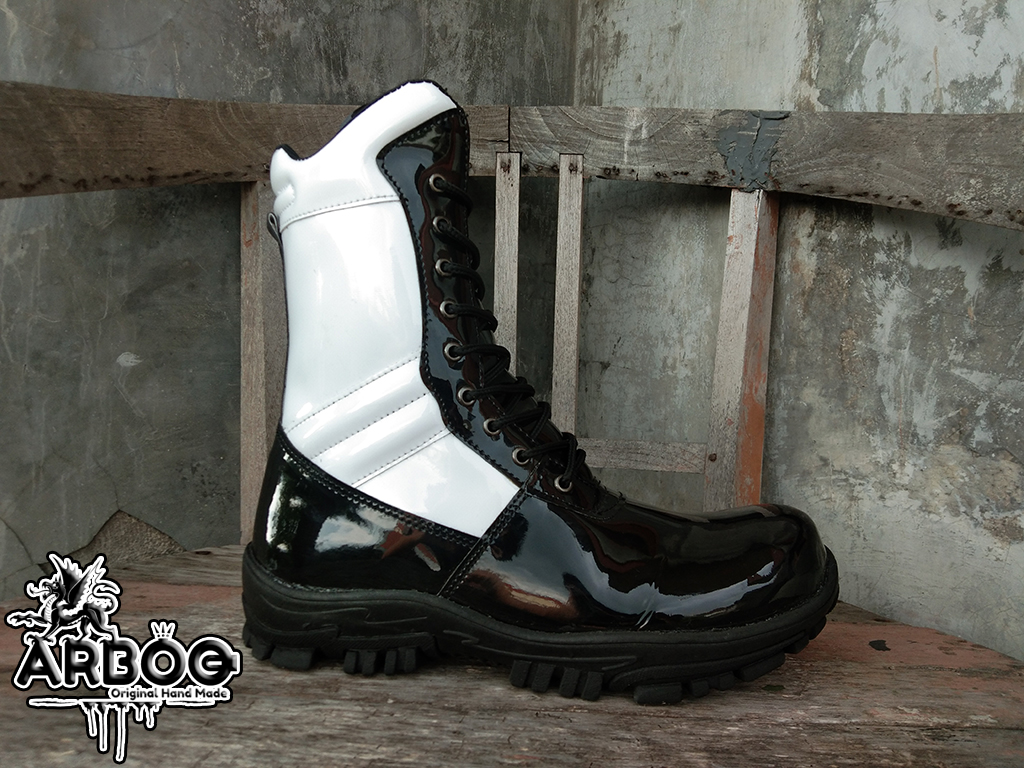 SEPATU PROVOST PDL POLISI PDL TNI POLRI SEPATU DINAS LAPANGAN HITAM ...