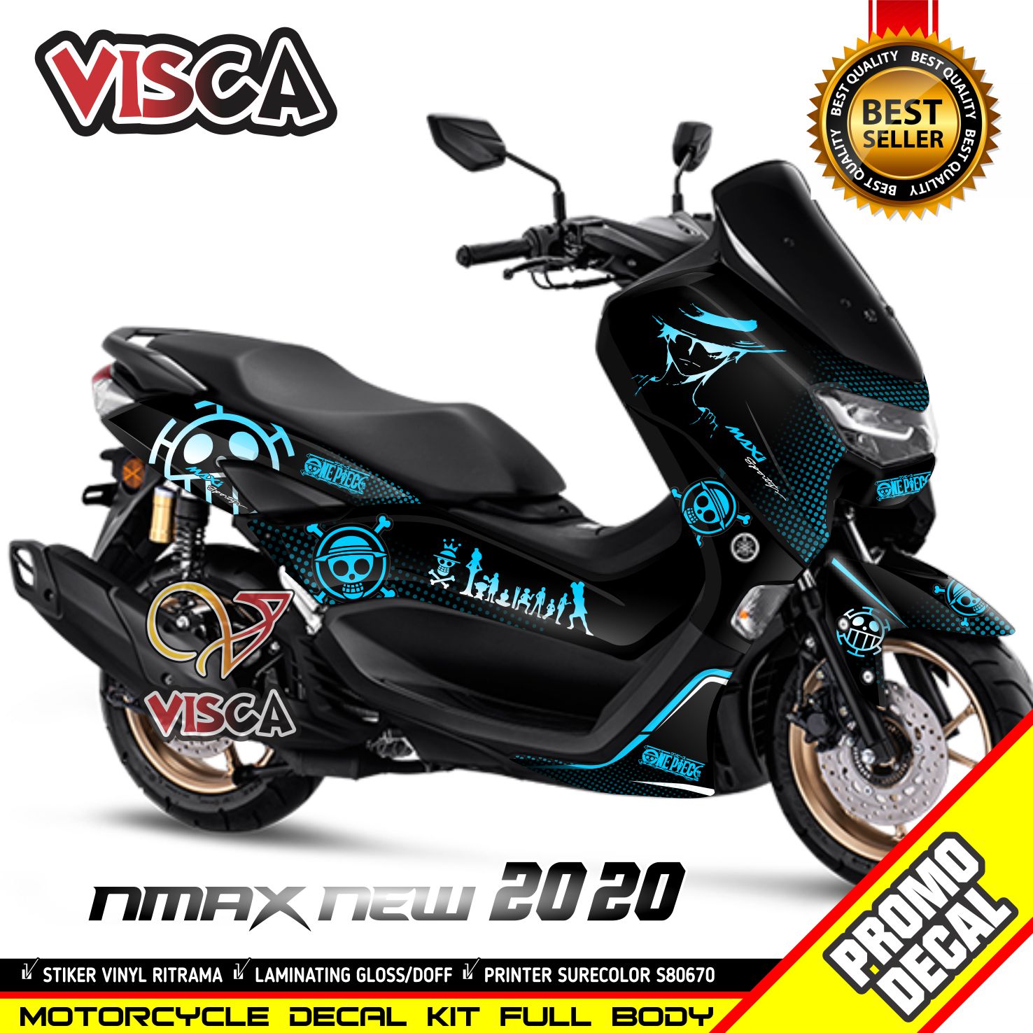 Stiker Nmax 155 Full Body 2022 Decal Nmax Full Body Terbaru 2022 ...