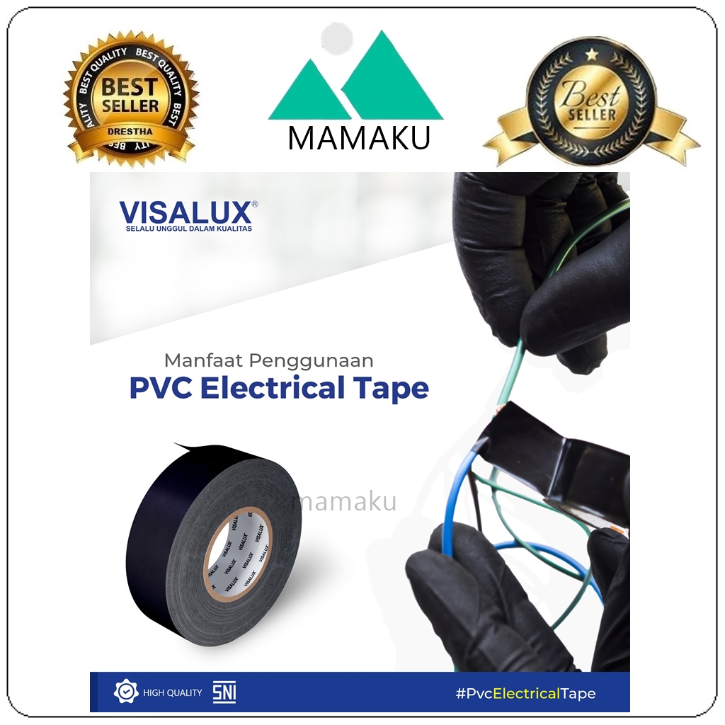 Mamaku Isolasi kabel listrik hitam VISALUX | Lazada Indonesia