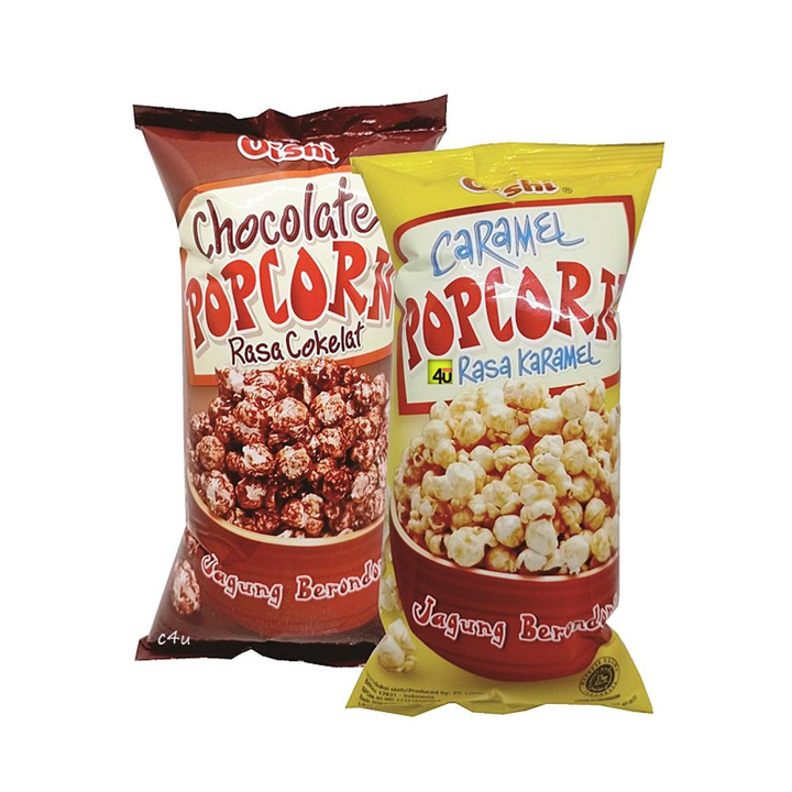 Popcorn Jagung Berondong Oishi Chocolate Caramel 20G | Lazada Indonesia