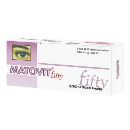 MATOVIT FIFTY 30S TABLET SOHO / VITAMIN MATA | Lazada Indonesia