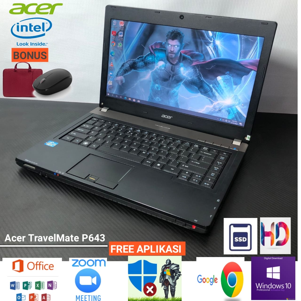 Laptop Acer TravelMate P643 Intel Core i5 Ram 4 GB SSD 128GB -Windows ...