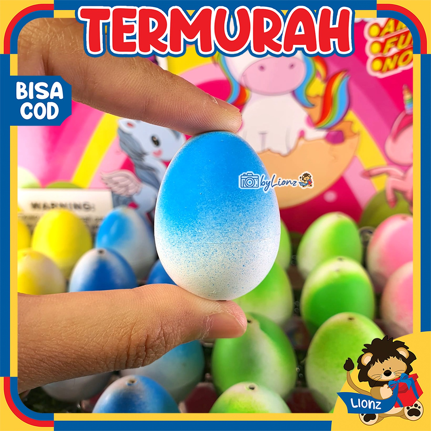 Mainan Animal Egg Telur Dinosaurus bisa menetas Unik dan Lucu by Lionz ...