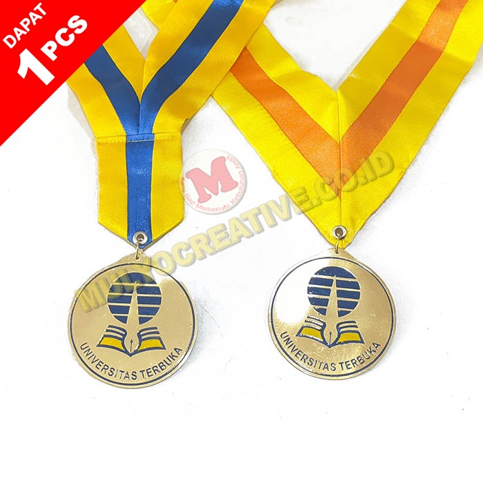 Medali Wisuda Universitas Terbuka Medali UT Medali Kelulusan Custom / 1pcs | Lazada Indonesia