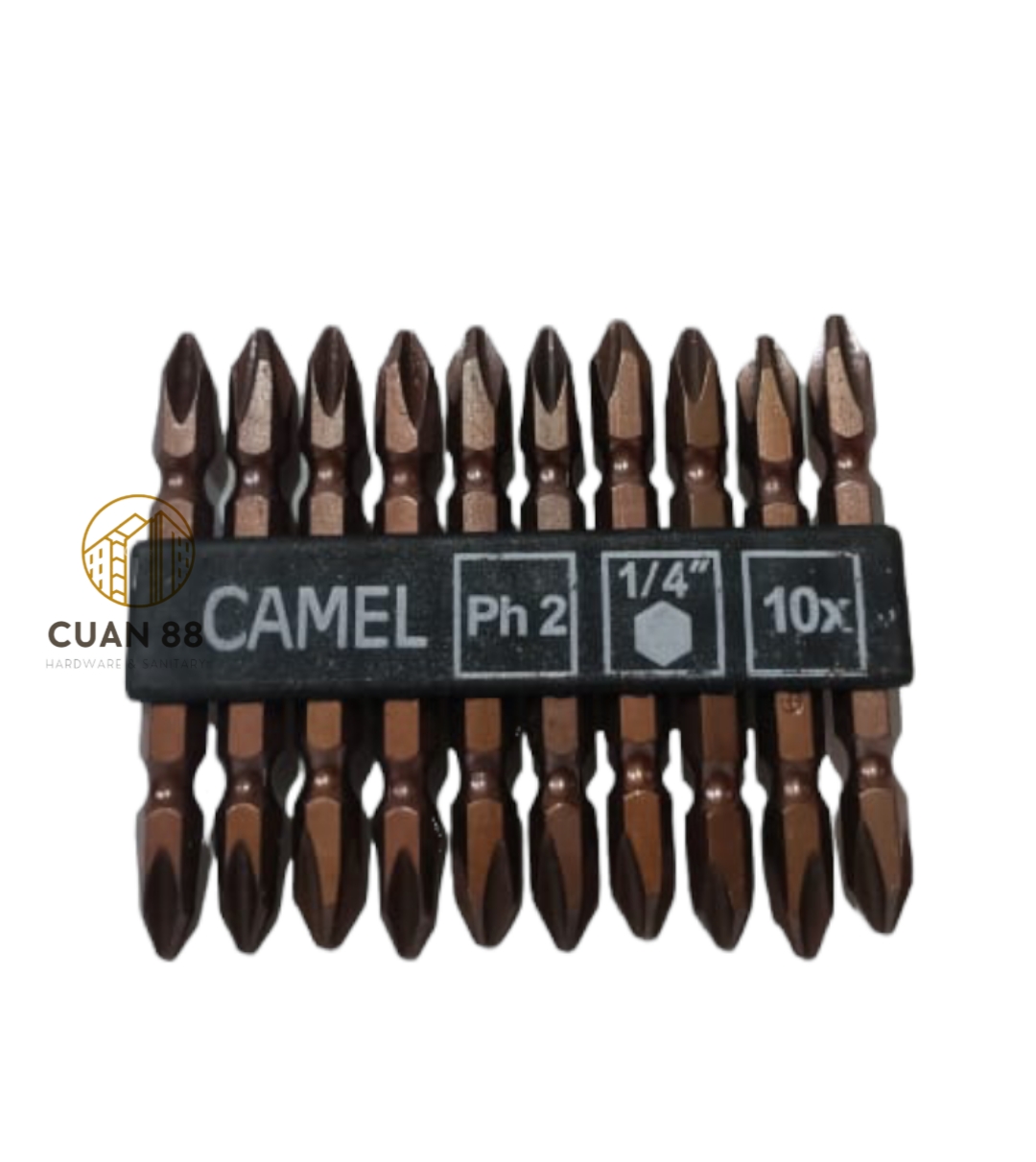 Camel Mata Obeng gypsum 65mm / Mata obeng PH2 Magnet set / Sekrup ...