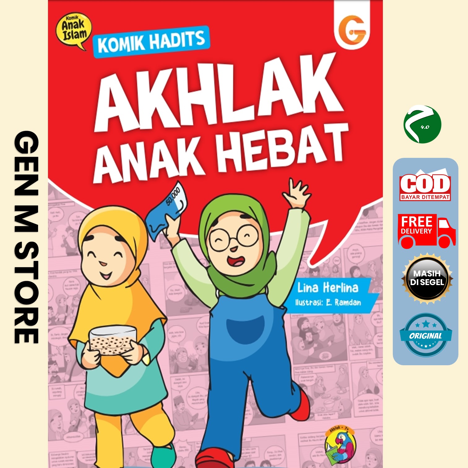 Komik Hadist Akhlak Anak hebat, Komik Islami, Komik Edukasi Anak, Komi ...
