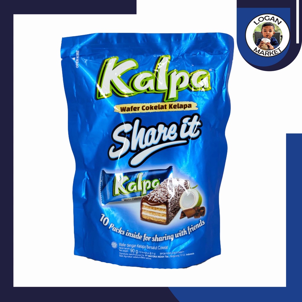 Kalpa Share It Wafer Coklat Cokelat Kelapa Isi 10 | Lazada Indonesia