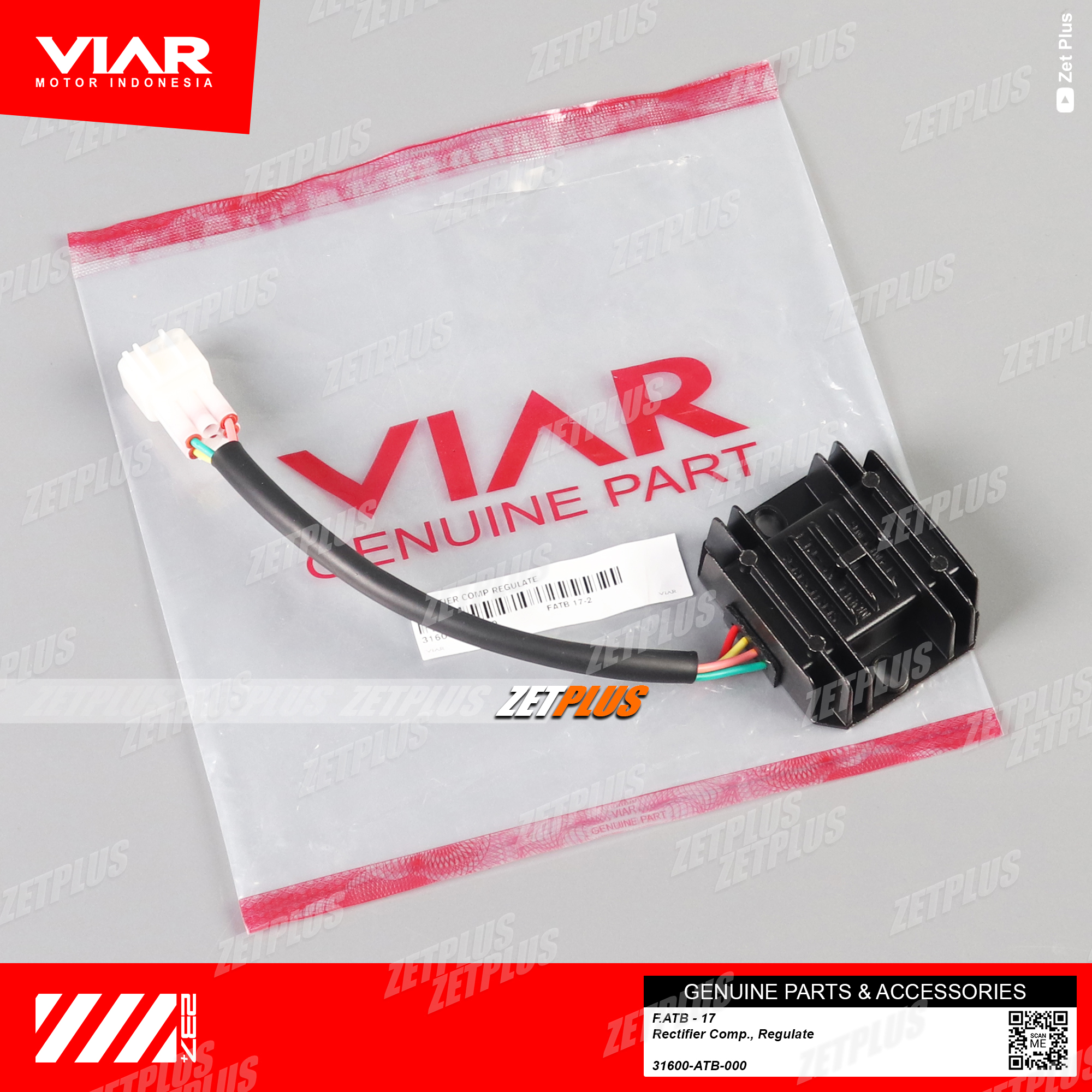 KIPROK ATV RAZOR /rectifier comp regulator/pengapian motor-universal ...