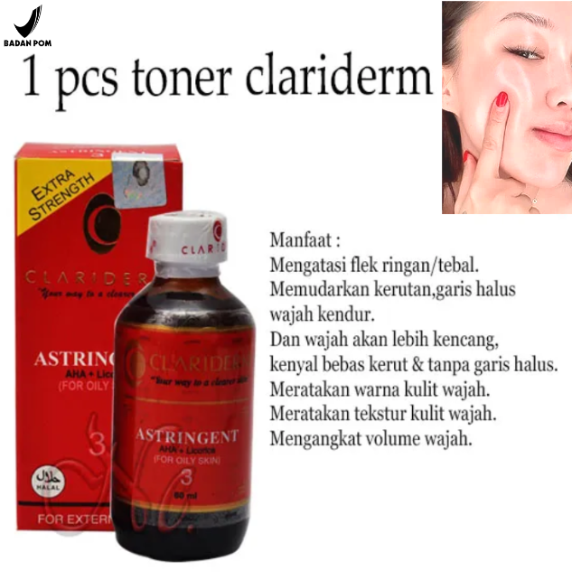 Clariderm Astringen No 3 | Lazada Indonesia
