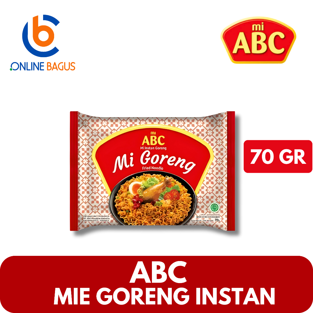 Mie ABC Goreng 70gr | Lazada Indonesia
