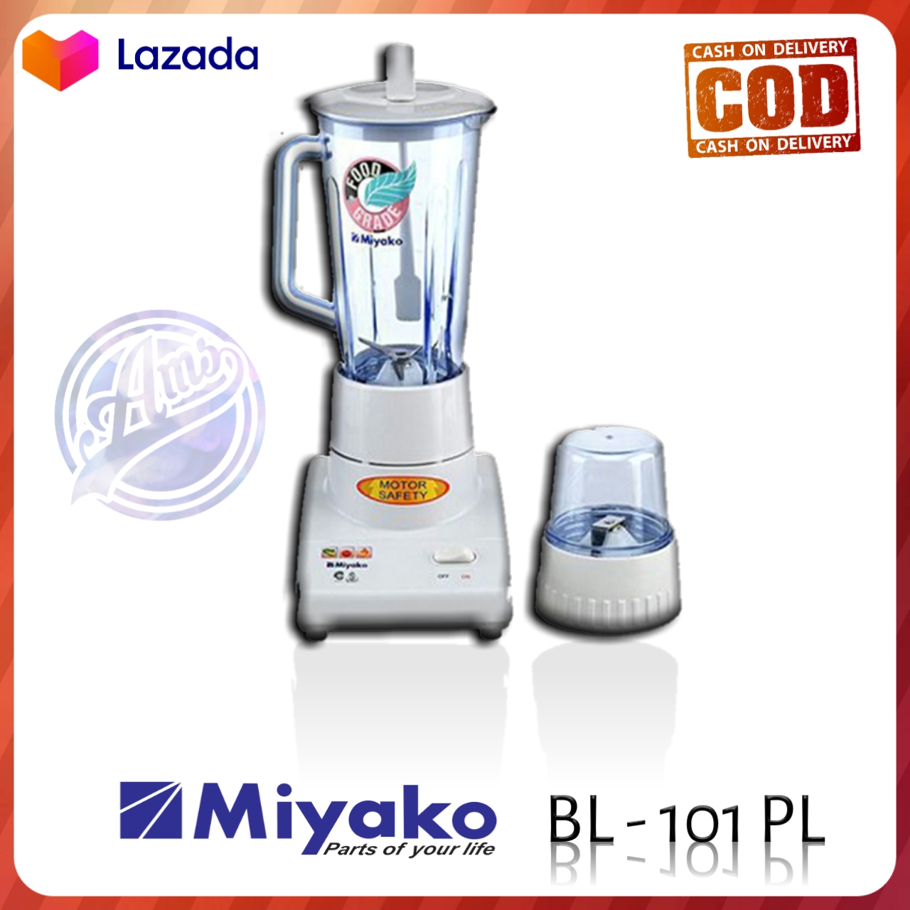 MIYAKO - Blender 2in1 BL-101PL original | Lazada Indonesia