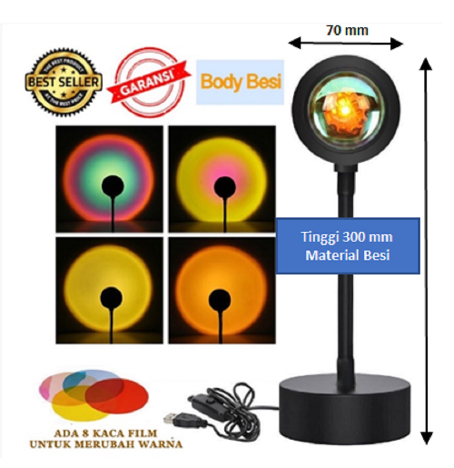 Graha Galeri - LAMPU SENJA SUNSET LAMP LAMPU SUNSET LAMPU FILL ...