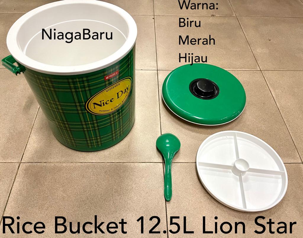 Rice Bucket 12.5Liter I-8 Lion Star Termos Nasi Thermos Nasi | Lazada Indonesia