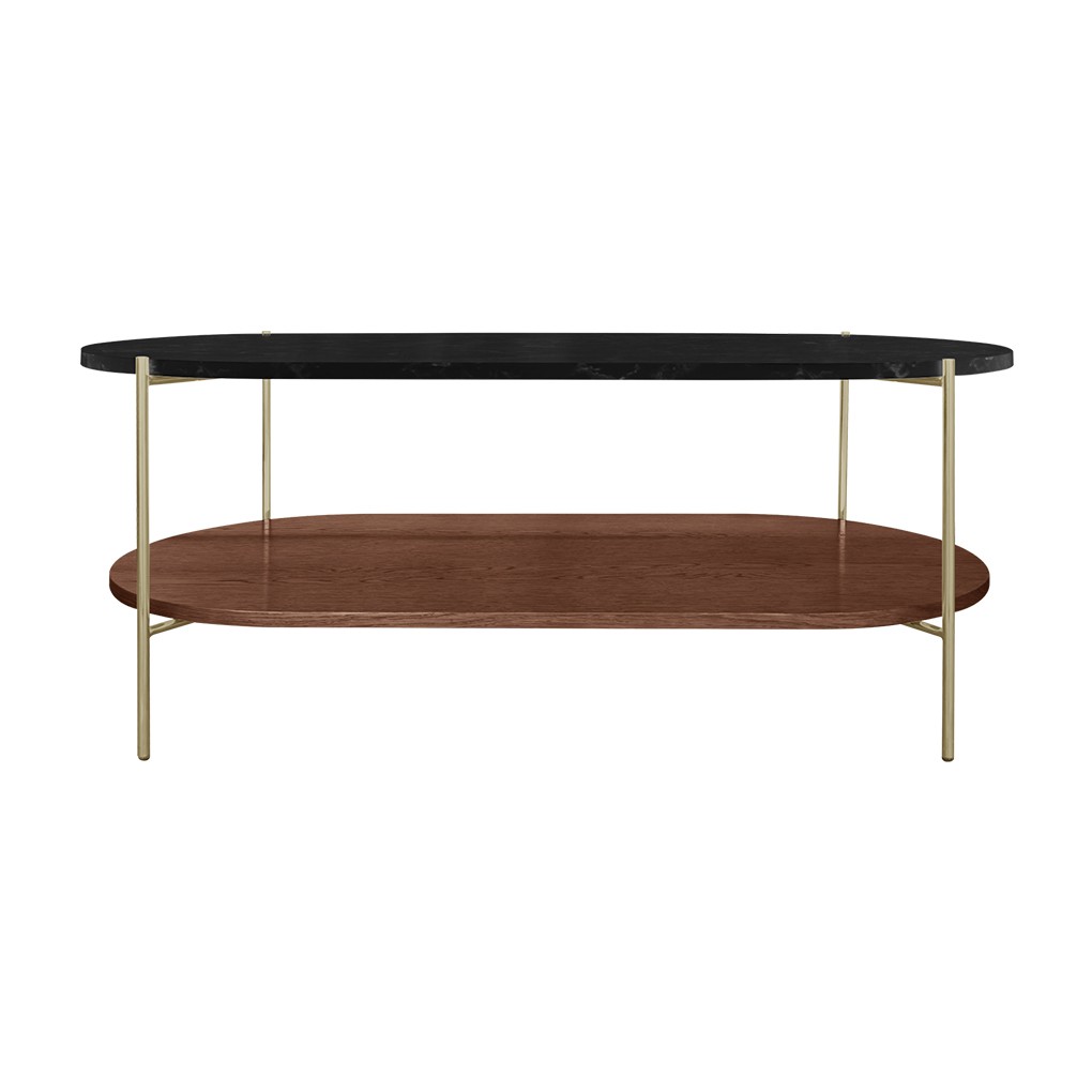 Nestudio Meja Kopi - Marcello Coffee Table - Black Marble JABODETABEK ...