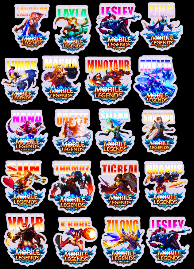 Stiker Mobile legend isi 20 pcs | Lazada Indonesia