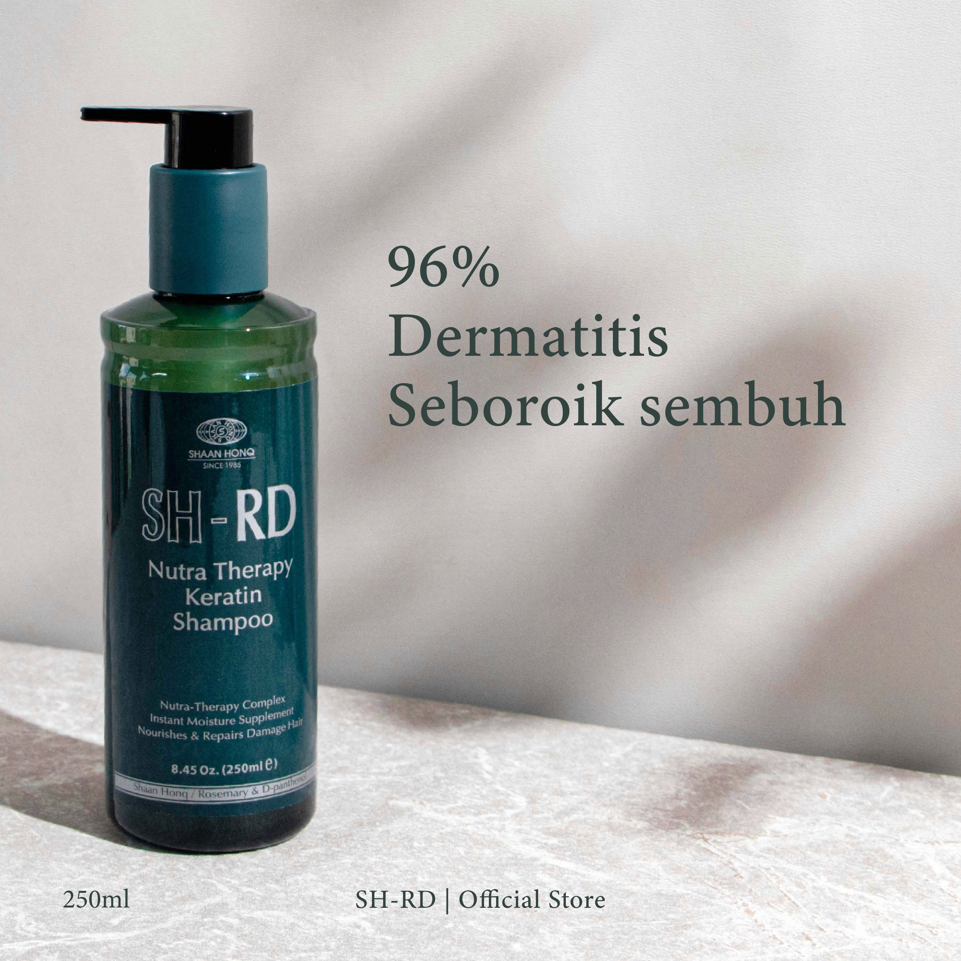 SHRD Nutra Therapy Keratin Shampoo 250ml | Cocok untuk Dermatitis ...
