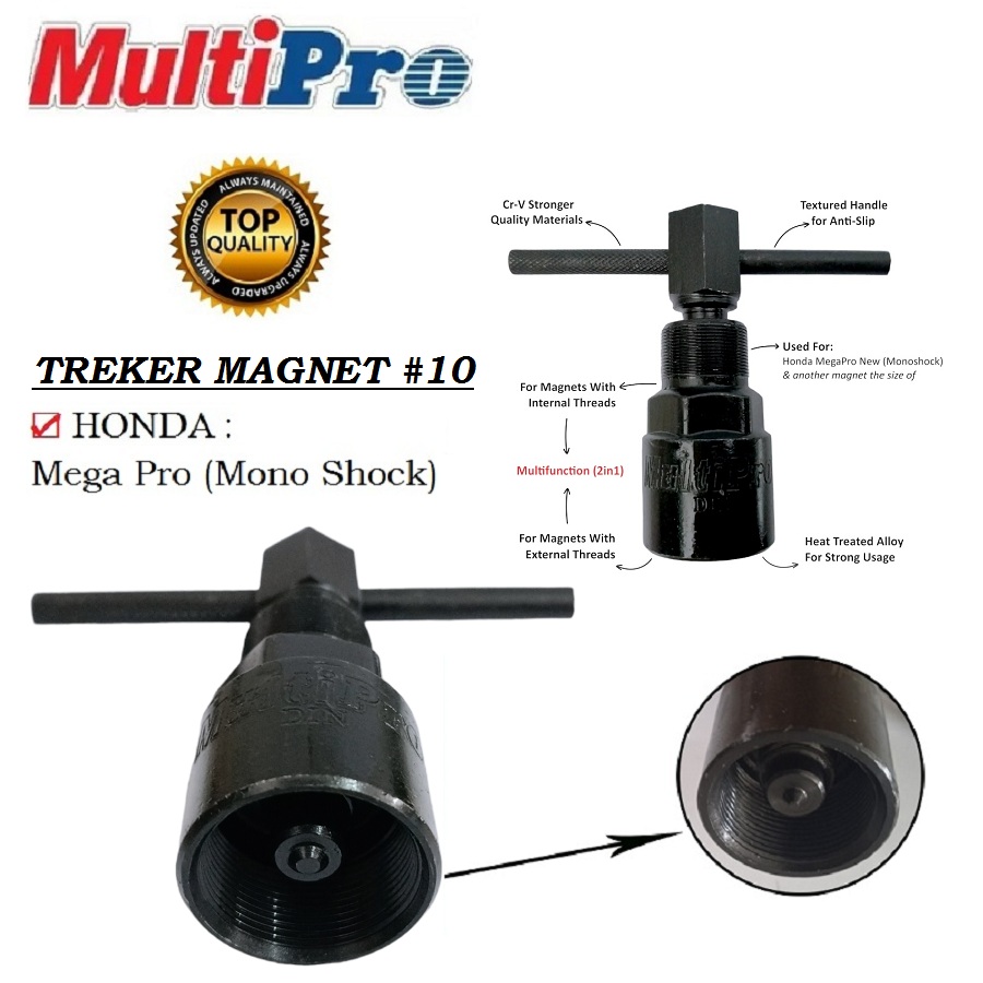MULTIPRO Treker Magnet No. 10 Motor Mega Pro Mono Shock - Magnet Puller ...