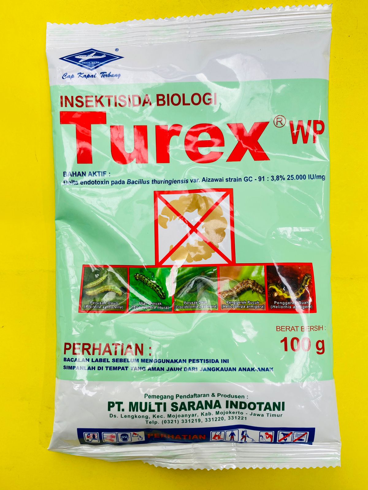 Insektisida biologis Turex dari BISI isi 100gram MANTAB | Lazada Indonesia