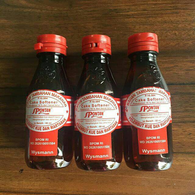 PELEMBUT KUE SPONTAN CAKE SOFTENER WISMAN & VANILA 60 ML | Lazada Indonesia