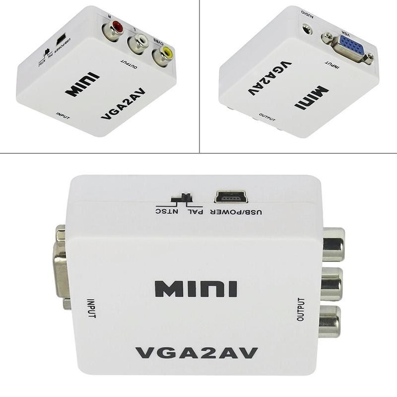 VGA to RCA CONVERTER / Converter VGA to AV / VGA to AV Mini Converter ...
