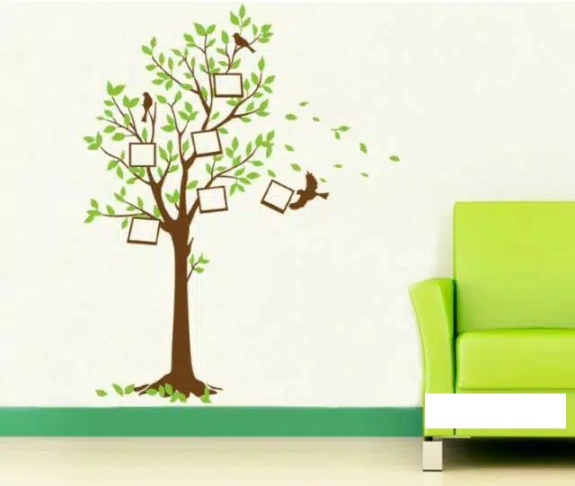 Sticker Dinding Bingkai - Stiker Dinding Pohon Bingkai - WallStiker ...