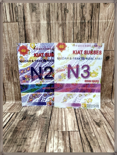 paket 2 Buku Bahasa Jepang Kiat Sukses Mudah N2 N3 Buku Gakushudo ...