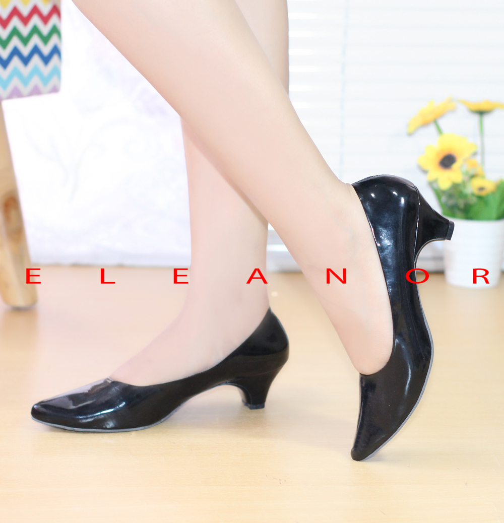 Eleanor PH5MG Sepatu Kerja Wanita Phantofel Heels Pendek | Lazada Indonesia