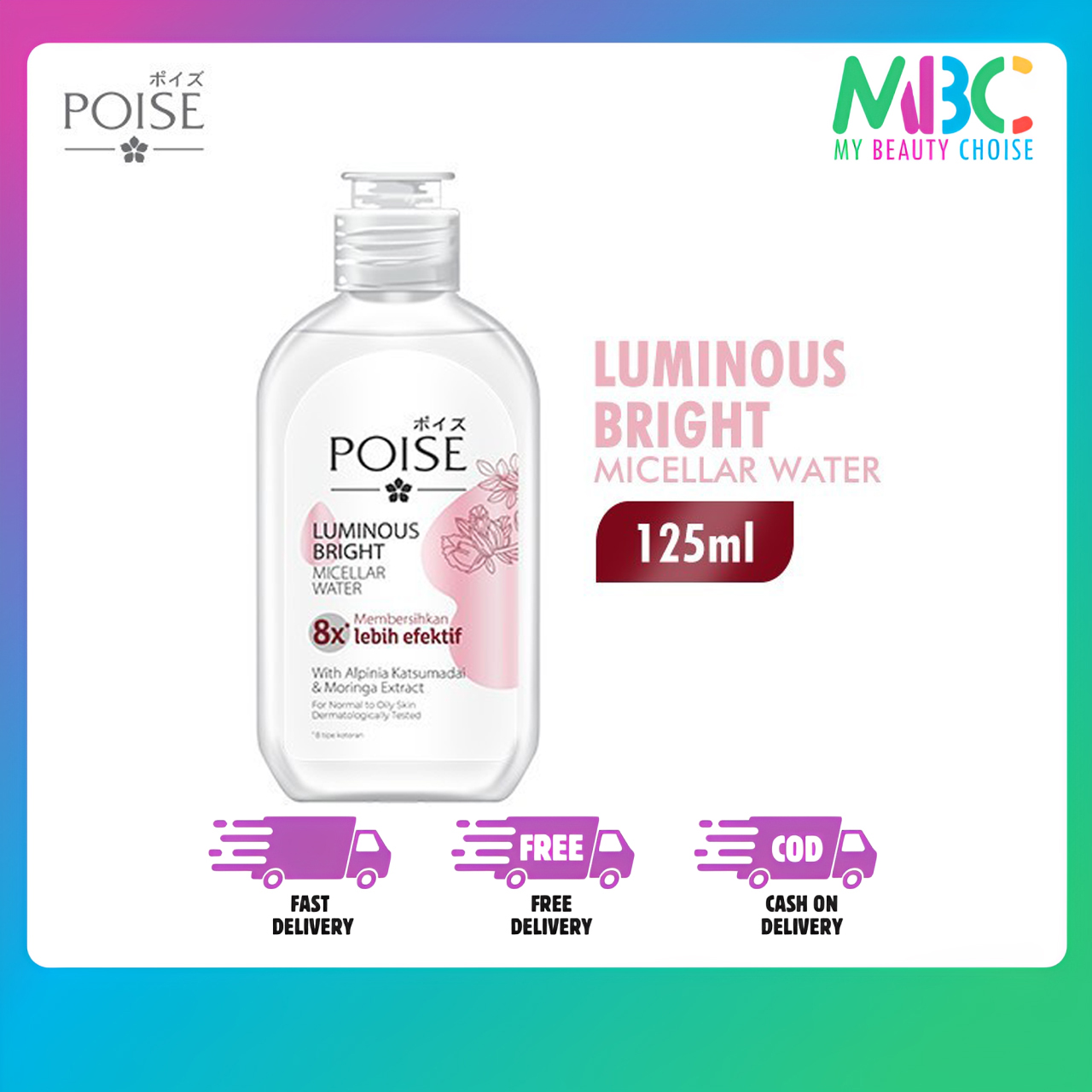 Poise Luminous Bright Micellar Water - 125ml | Lazada Indonesia