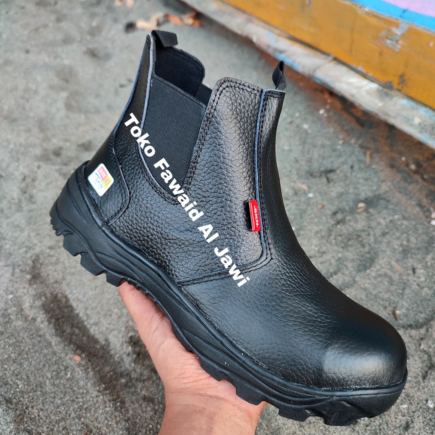 Sepatu safety king skn ujung besi keselamatan kerja pabrik proyek pom ...