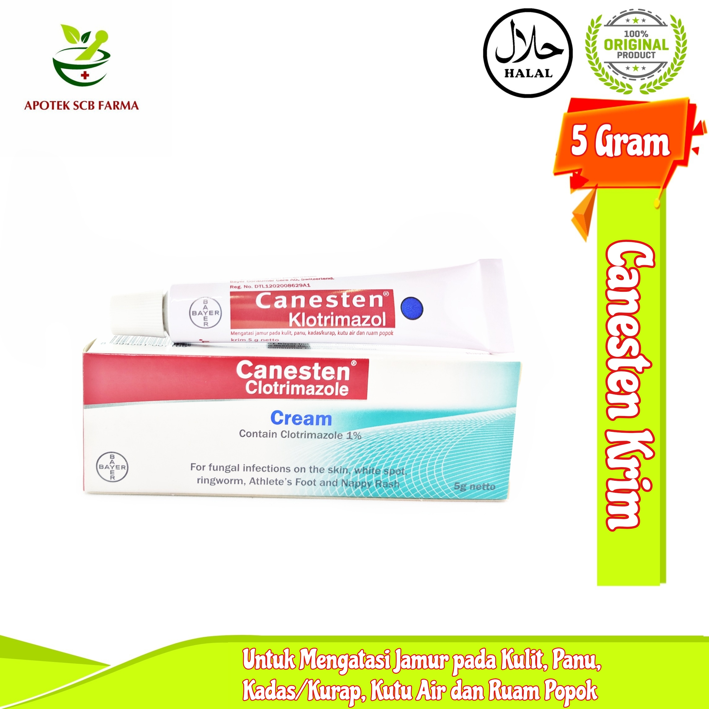 Canesten Krim 5 Gram - Anti Fungi | Lazada Indonesia