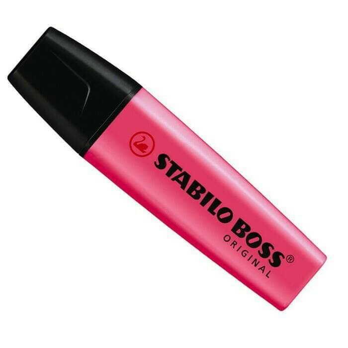 Stabilo Boss Warna Pink Merah muda Highlighter Stabillo | Lazada Indonesia