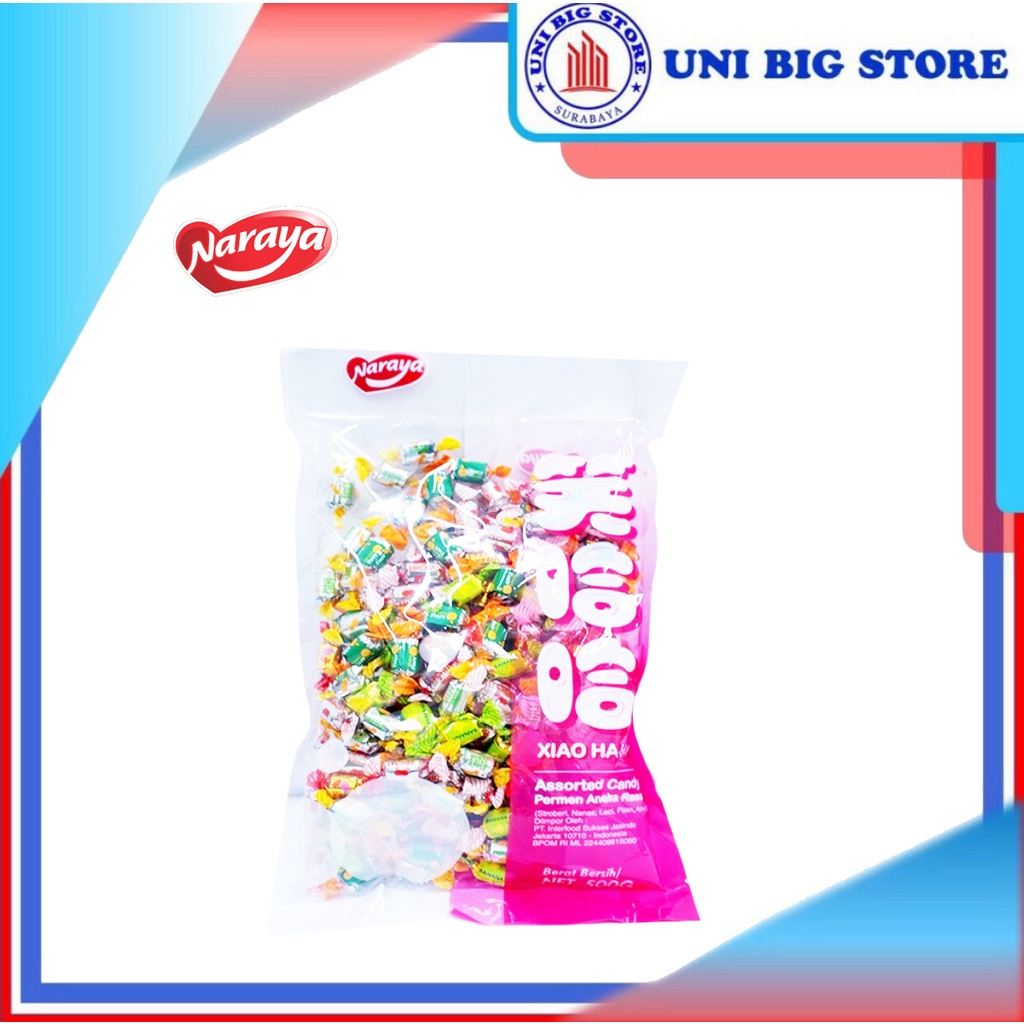 Naraya Permen Xiao Ha Ha Assorted Candy Permen Aneka Rasa 500 gr ...