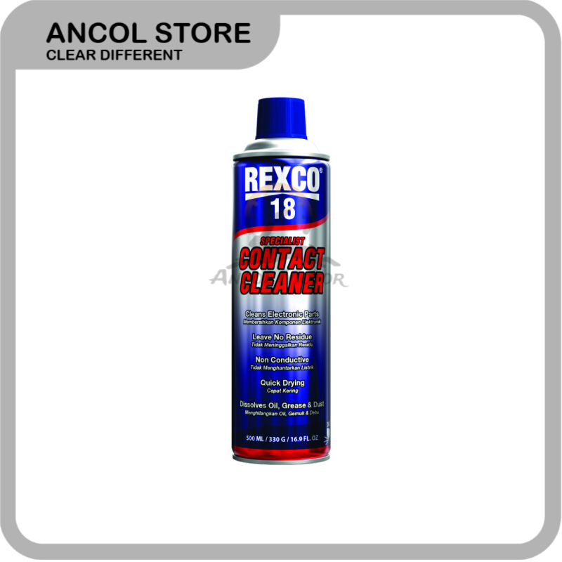 Rexco 18 Contact Cleaner Pembersih Komponen Elektrik Listrik 500ml ...