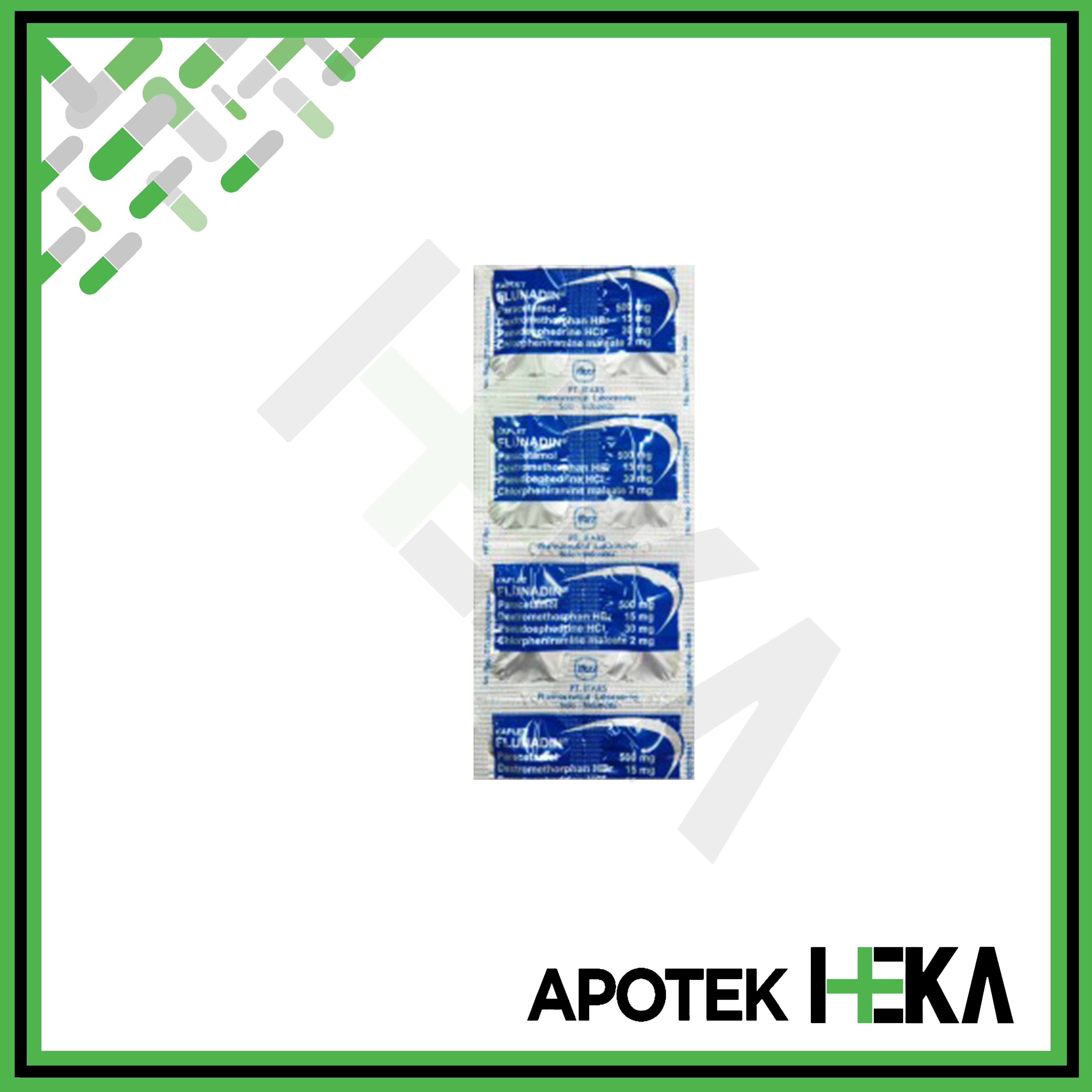 Flunadin Kaplet Strip isi 10 Tablet - Obat Flu | Lazada Indonesia