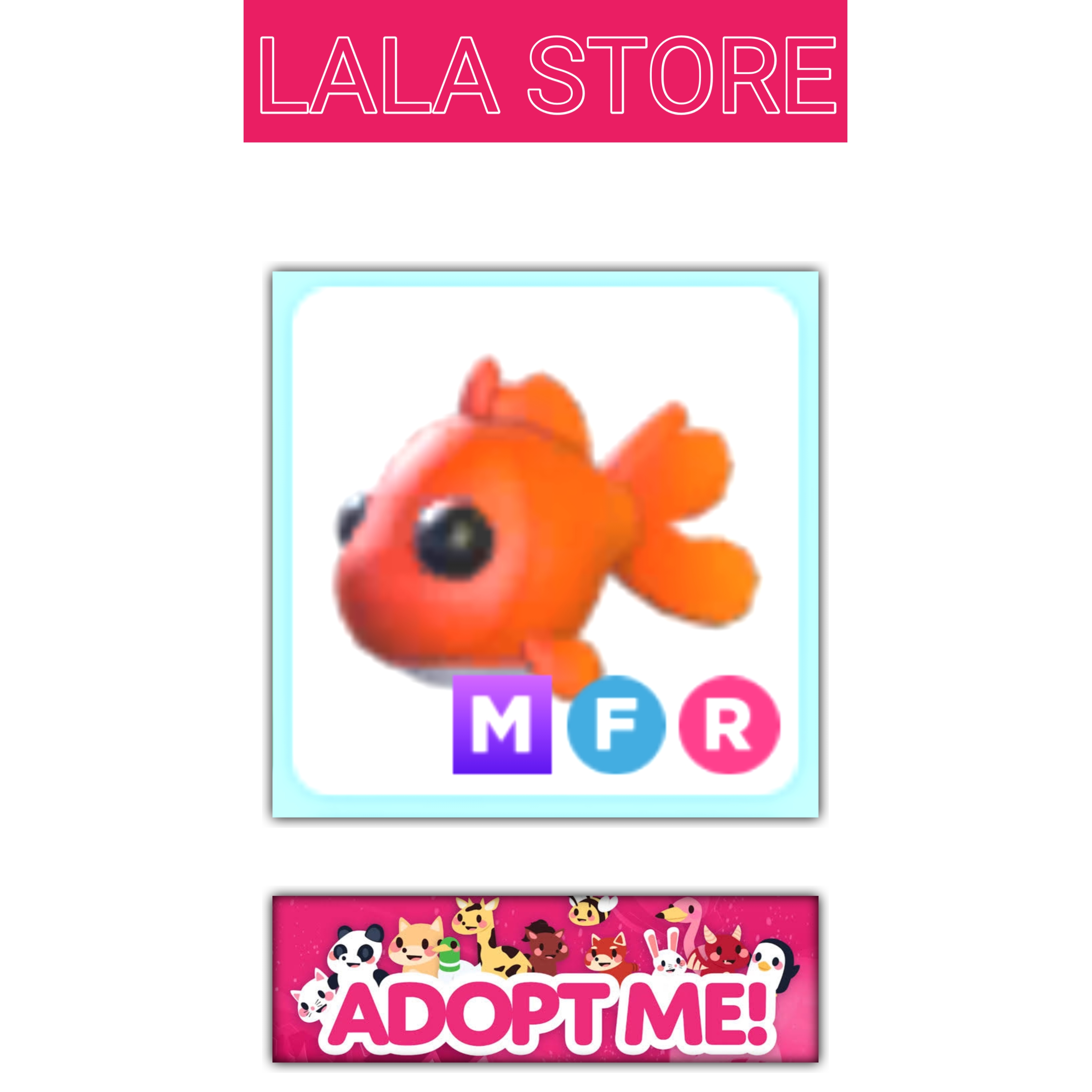 Adopt Me Mega - Goldfish - Roblox | Lazada Indonesia