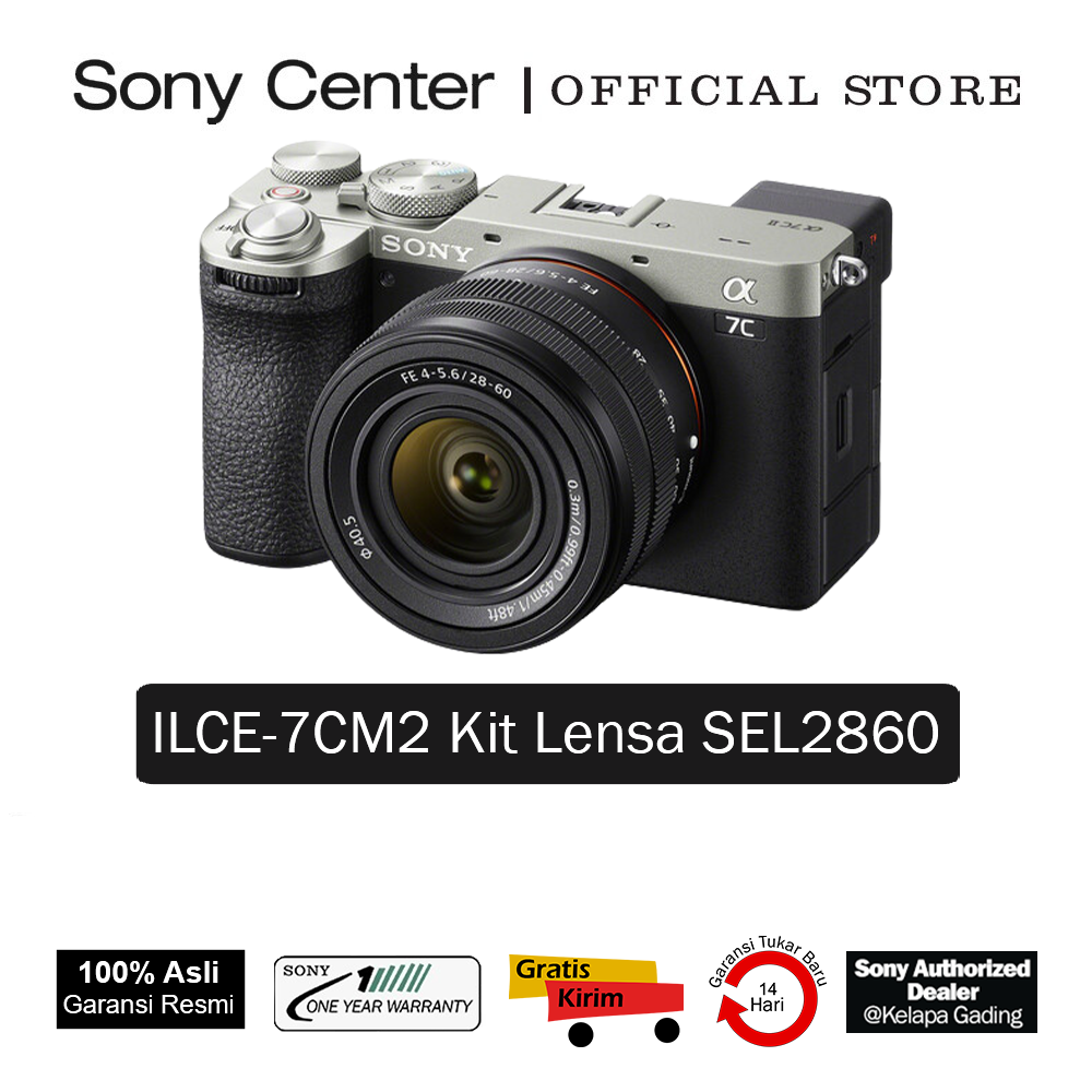 SONY Alpha A7C II Kit Lensa 28-60mm / Kamera full-frame ringkas Alpha ...