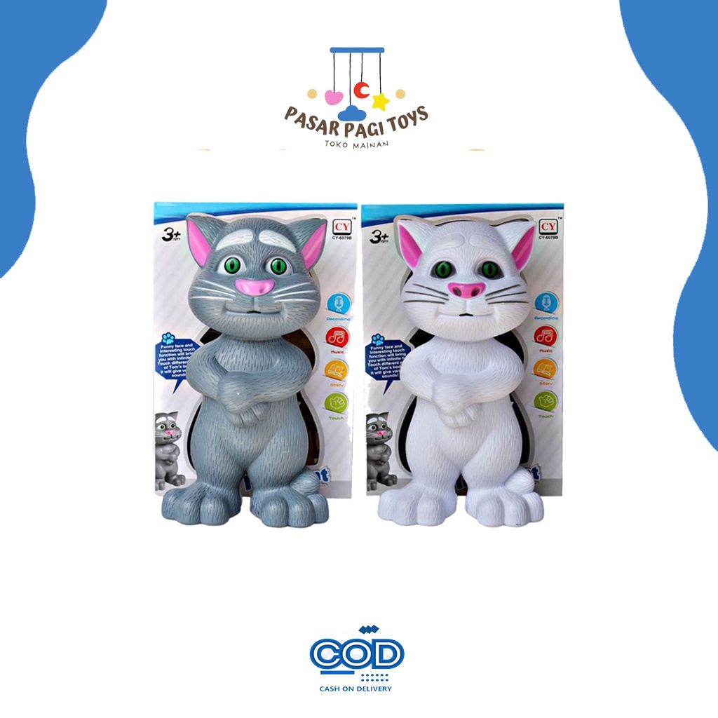 Mainan Robot Talking Tomcat Inteligent Touching Tom Cat Bisa ...