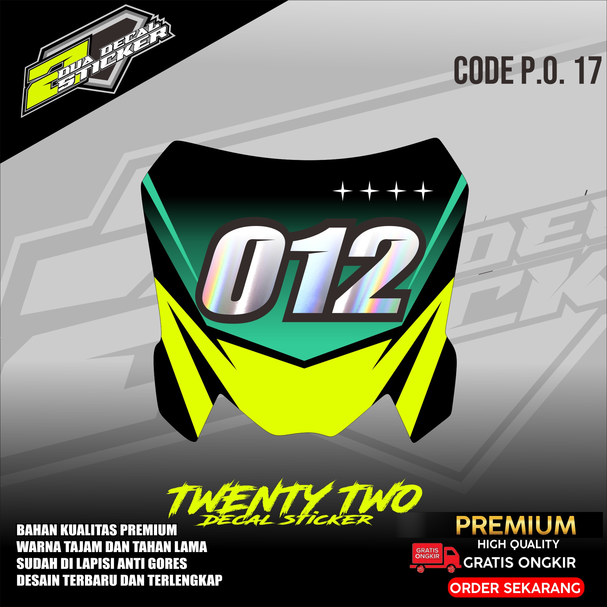 Stiker Papan Nomor CRF , KX , KTM , YZ , KLX , GORDON | Request desain ...