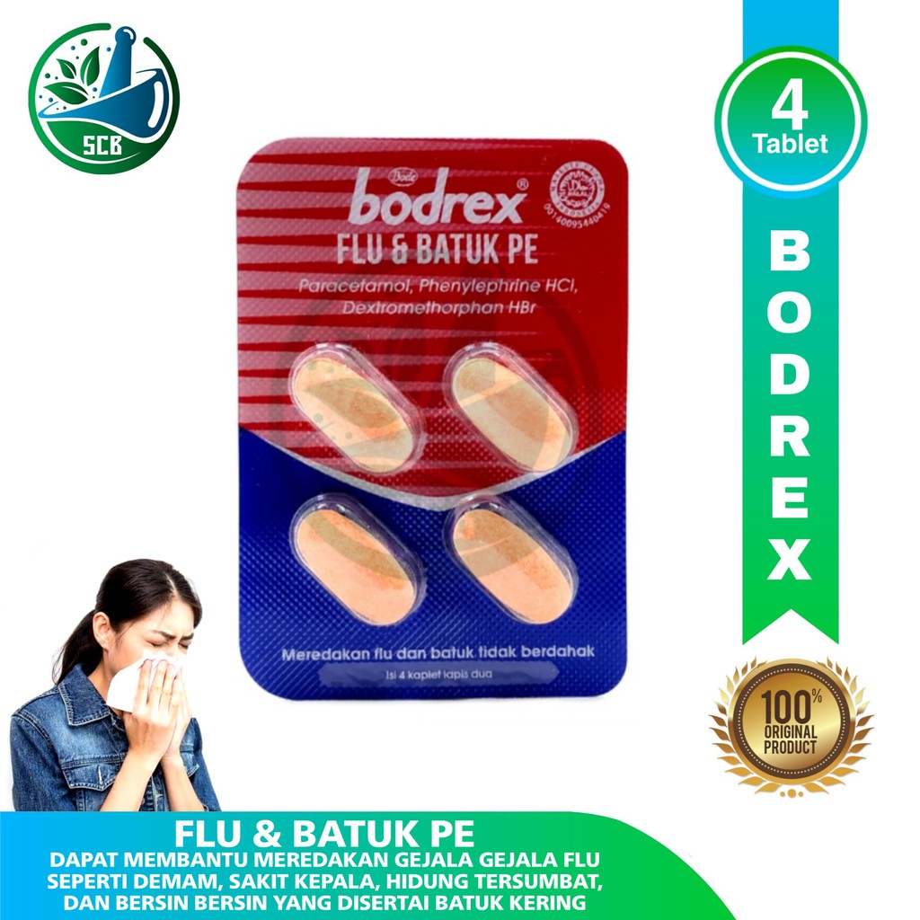 SEHATSTORE - BODREX FLU DAN BATUK PE BIRU PER STRIP | Lazada Indonesia
