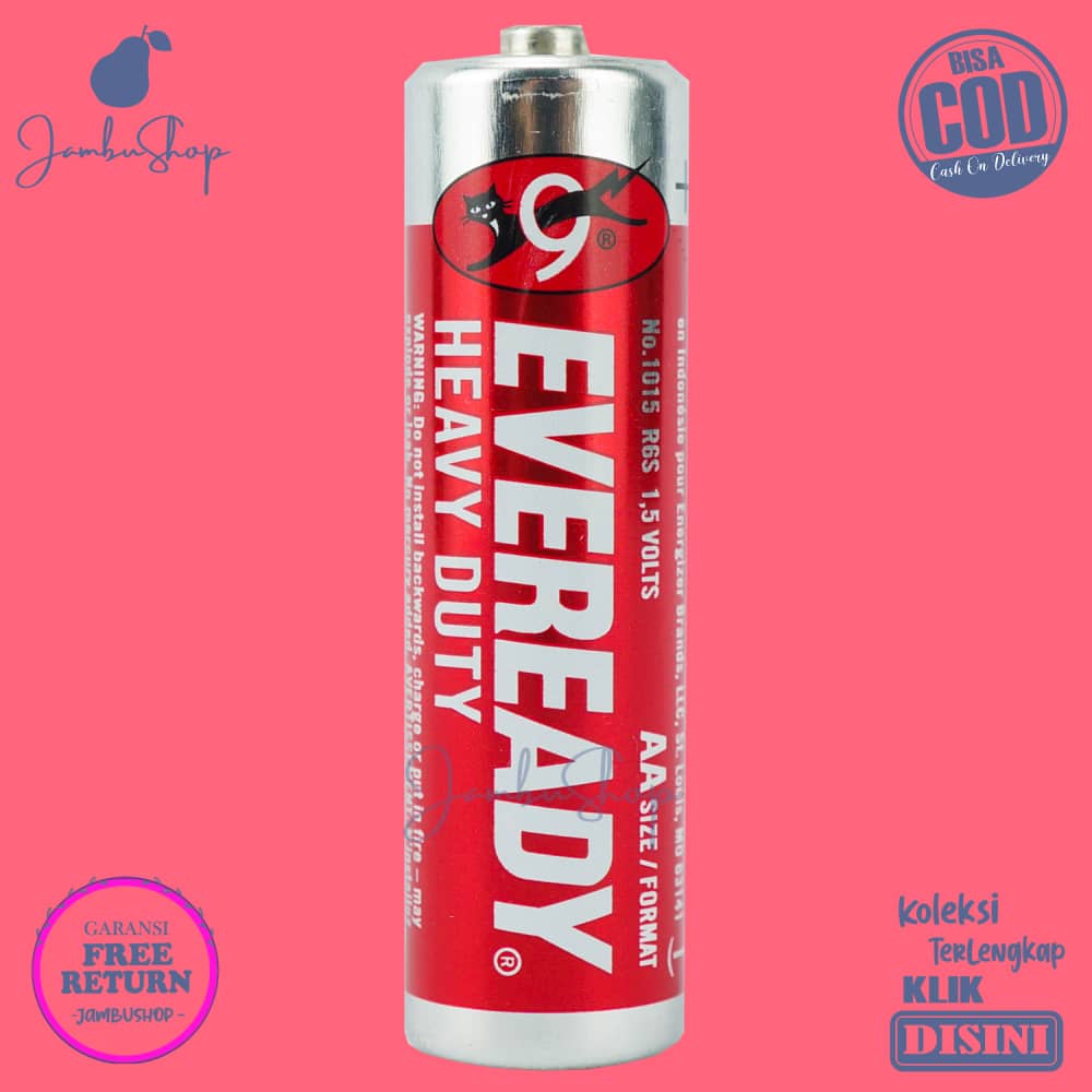 Batu Baterai Eveready AA Merah Battery Original | Lazada Indonesia