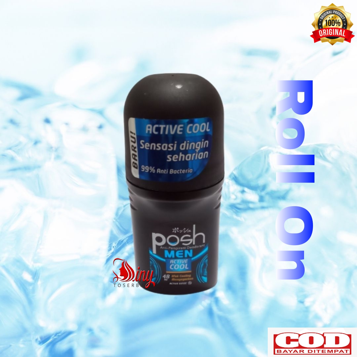 Posh Deodorant Men Roll On Active Cool 50ml | Lazada Indonesia