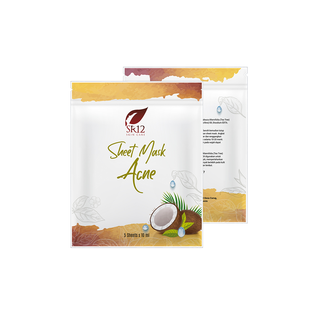 SR12 Sheet Mask Acne 5 Sheet x 10ml | Lazada Indonesia