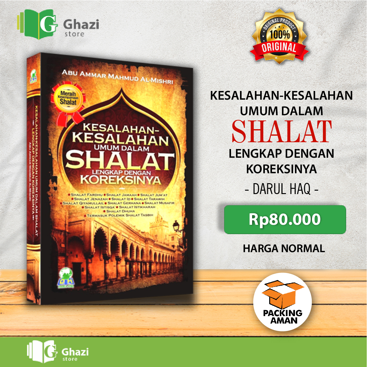 Kesalahan-Kesalahan Umum Dalam Shalat Lengkap Dengan Koreksinya | Lazada Indonesia
