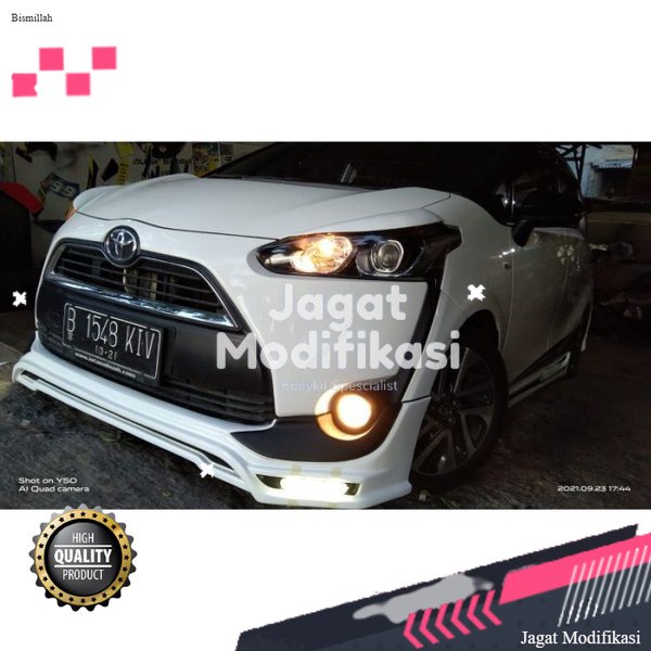 Paket Modif Bodykit TOYOTA SIENTA BODY KIT Bemper Body Kit Bumper Body ...