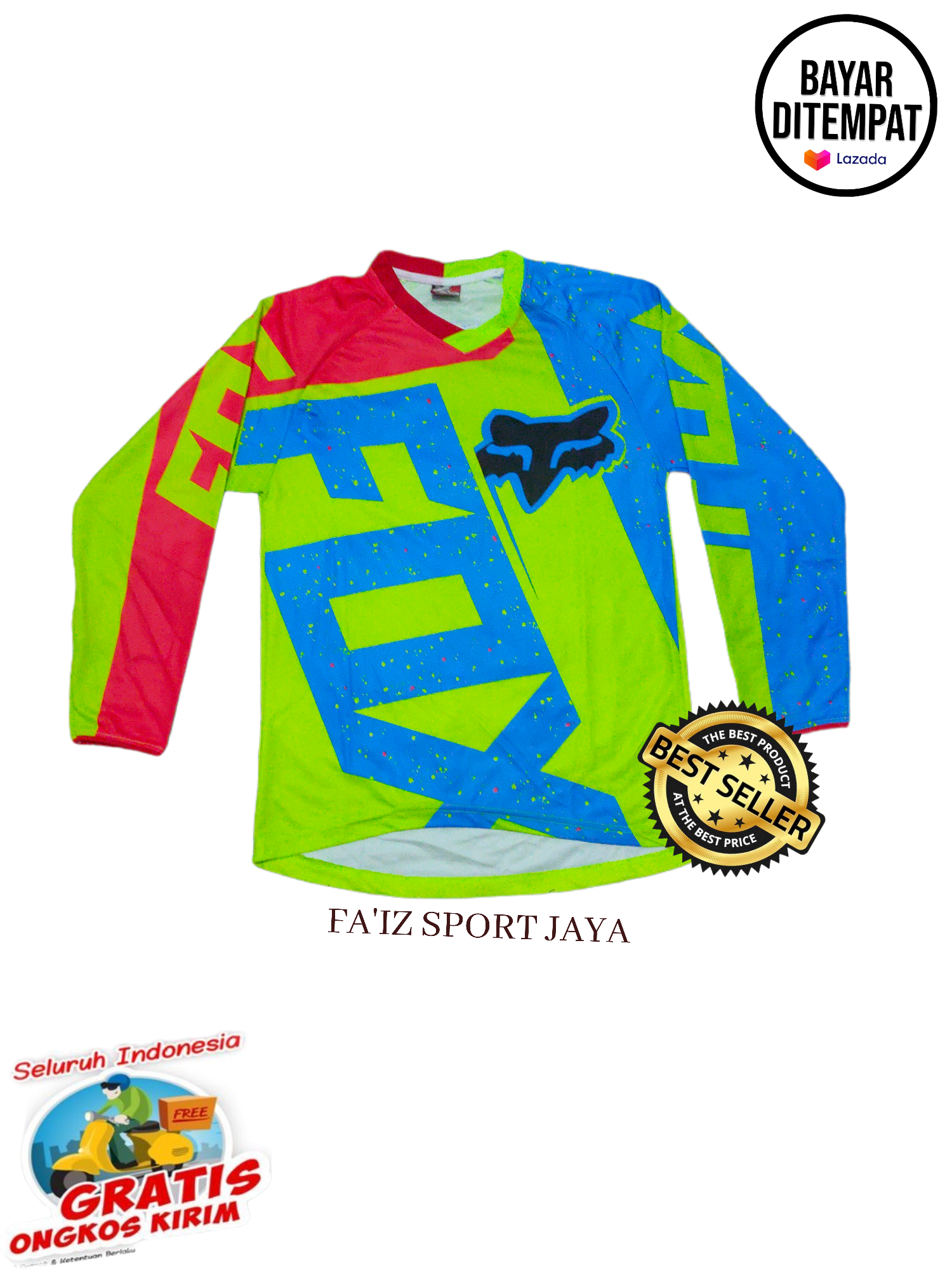 Jersey 23&32 kaos baju motor cross racing baju kaos balap motor full ...