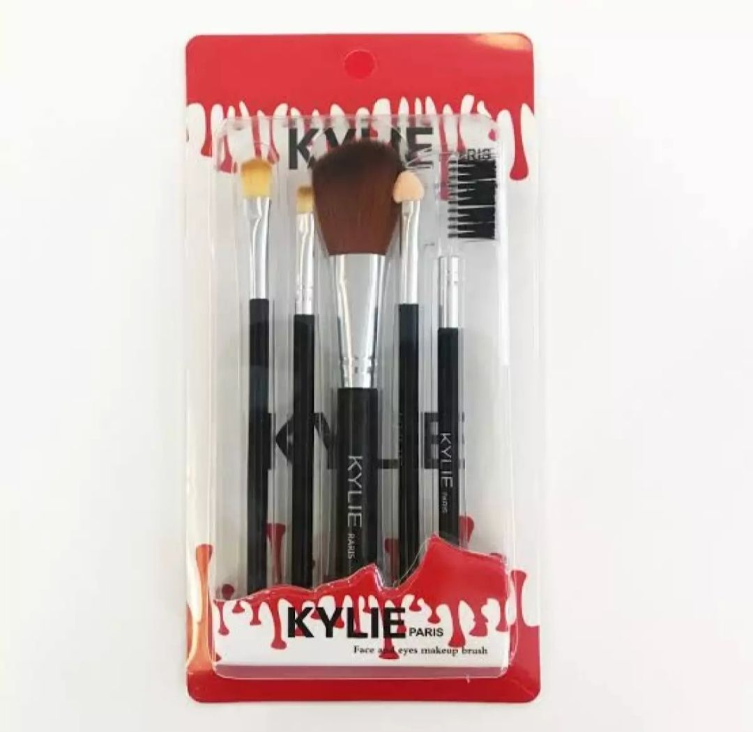 KUAS SET 5 - KUAS MAKE UP SET 5 - KEMASAN MIKA | Lazada Indonesia