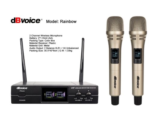 Mic Wireless dB Voice Rainbow dBVoice Ranbow | Lazada Indonesia
