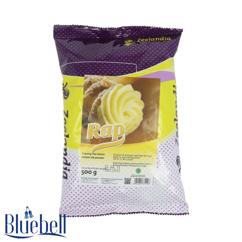 Zeelandia Rap Custard Powder 500g Tepung Vla Instan Tepung Custard ...