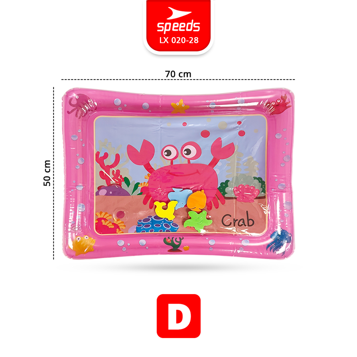 SPEEDS Water Playmat Baby Matras Air Bayi Portable Permainan Kolam ...