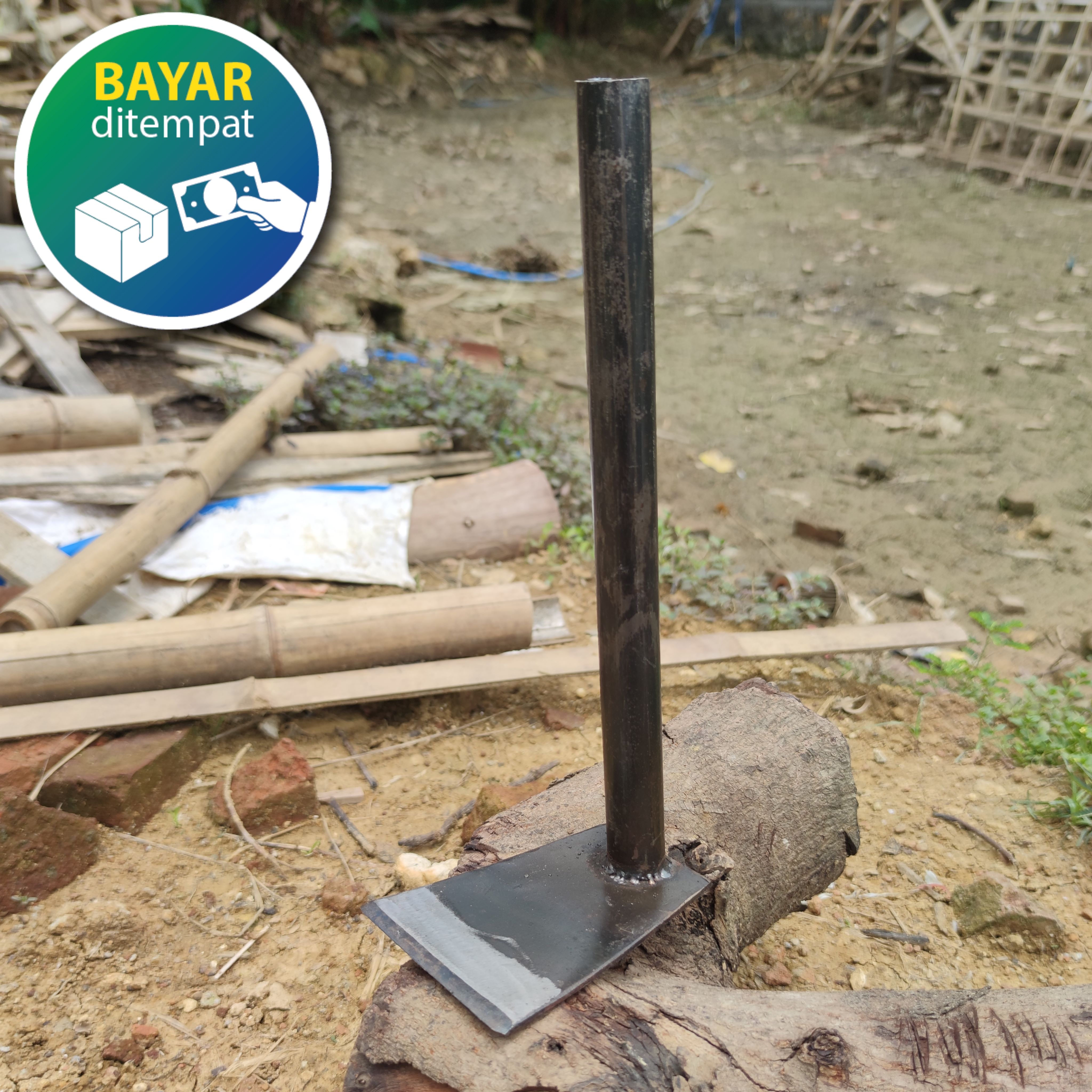 Petel Tukang Kayu Bahan Plat Berkualitas Sangat Tebal - Cangkul Baja ...